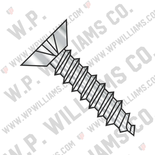 Phil Flat Undercut Self Tapping Screw Type A Fully Threaded 18 8 Stain ...