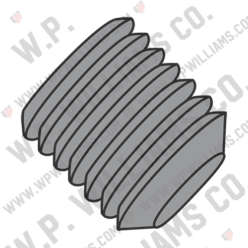 Coarse Thread Socket Set Screw Flat Point Imported – W.P. Williams Company