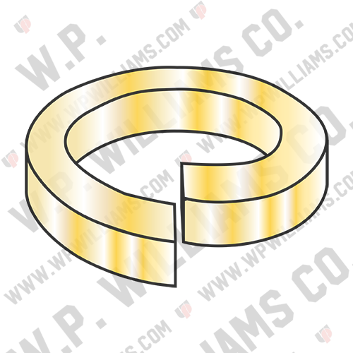 Extra Heavy Duty Split Lock Washer Mechanical Zinc Yellow Made in USA ...